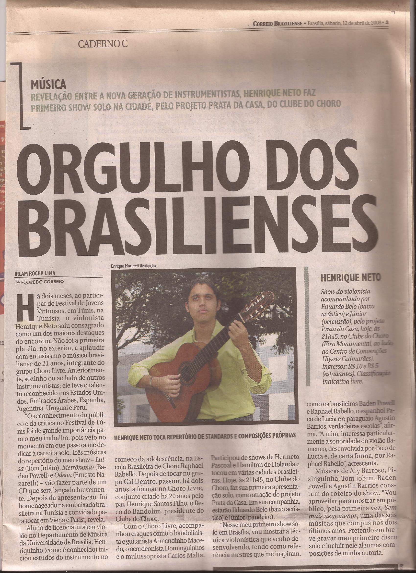 Orgulho dos Brasilienses – Henrique Neto